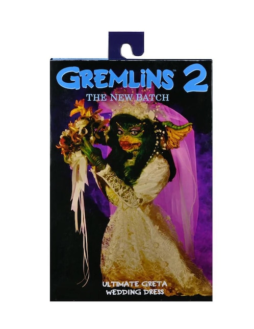 Figura de colección Neca Exclusiva Comic con Gremlins 2 Greta Wedding ...