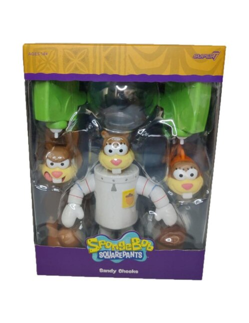 Figura de colección Bob esponja Sandy Cheeks collectors Super 7 2
