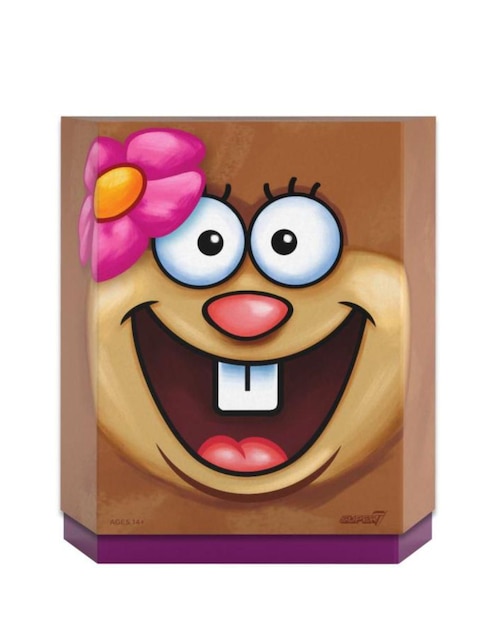Figura de colección Bob esponja Sandy Cheeks collectors Super 7 3