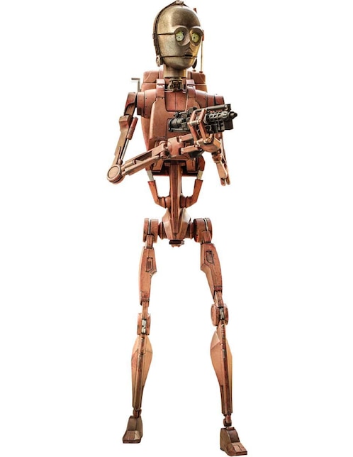 Figura de colección Star Wars Battle Droid Hot Toys articulada 1
