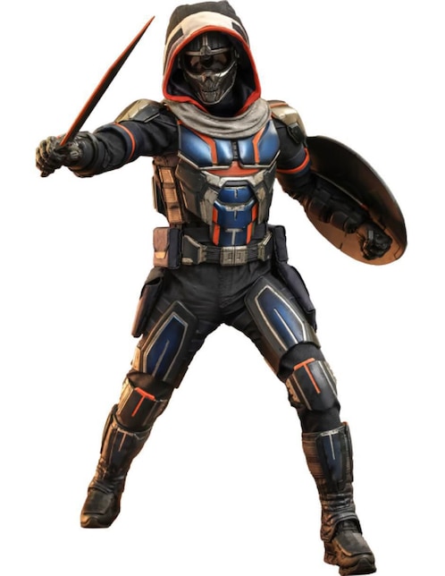 Figura de colección Marvel Studios Taskmaster Hot Toys articulado 1