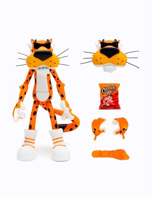 Figura de colección Tasty Peach Chester Cheetah Jada Toys articulada 1