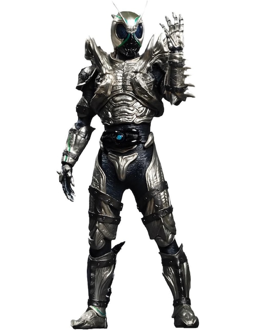 Figura de colección Kamen Rider Shadow Moon Hot Toys con luz articulado 1