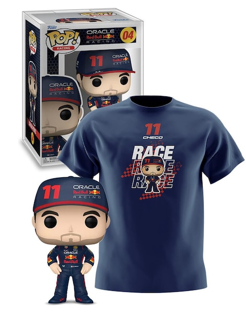 Funko Pop Pop! Red Bull Racing Formula One Team Sergio Pérez 2 en 1 1
