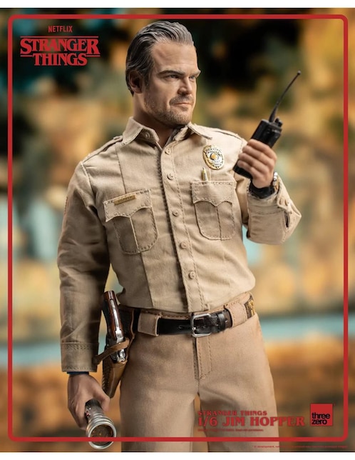 Figura de colección articulada Stranger Things Hopper Threezero 8