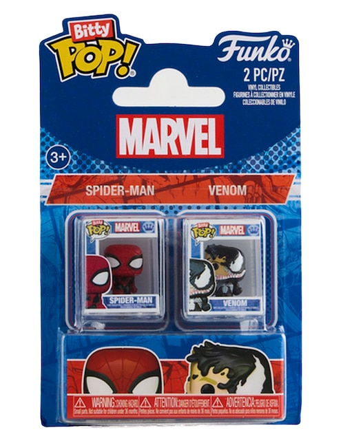 Funko Funko Bitty POP! Marvel Spider-Man y Venom 1