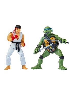 Set figura de acción Leonardo VS Ryu Playmates Toys articulado