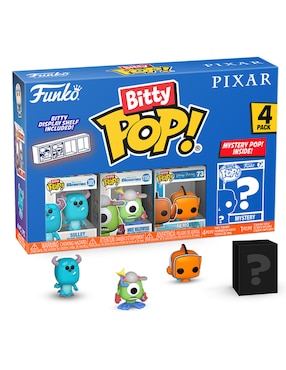 Funko Pop! Pixar Sulley, Mike Wazovski, Nemo & Mistery