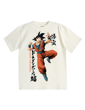 Playera Mascara de Latex Dragon Ball Z cuello redondo para hombre