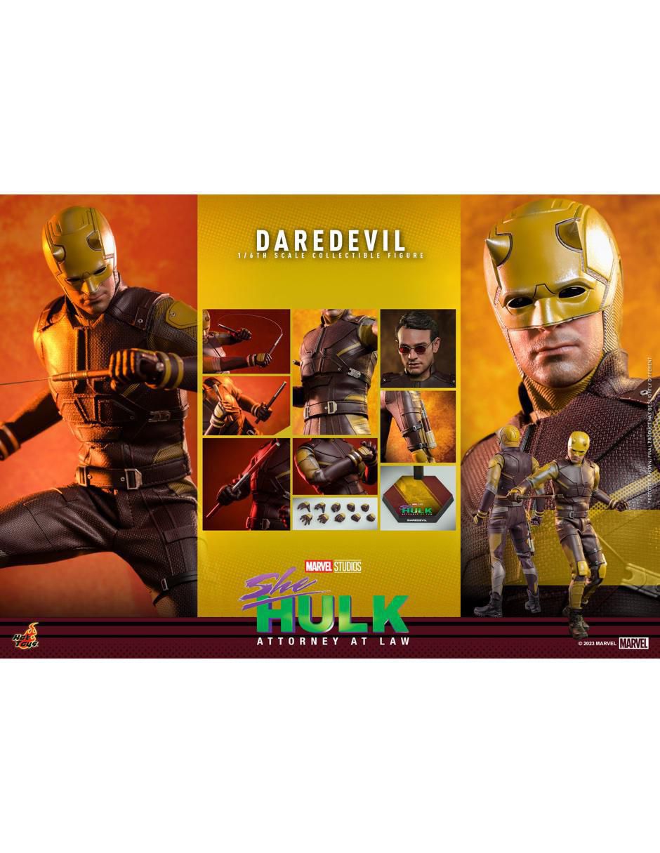 Figura de colección articulada She Hulk Daredevil collectors Hot Toys ...